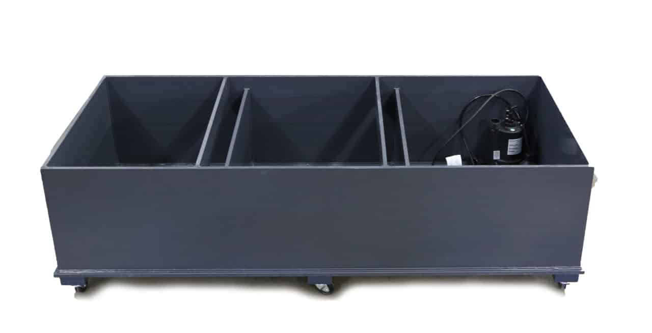 Processing Table & Sludge Tank | Finishing Waste Management | Mass ...